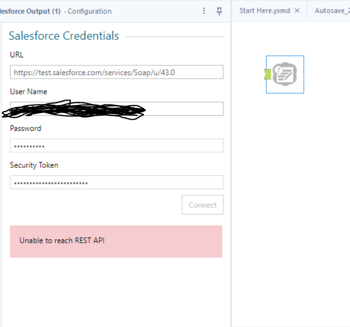 Salesforce Output connection issue - Alteryx Community